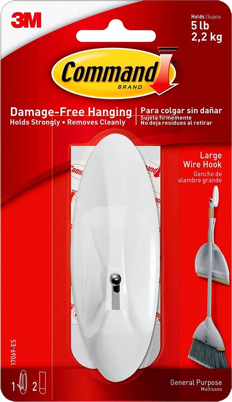 Command 17065 ES Wire Toggle Hook Medium White Amazon Co Uk DIY Tools