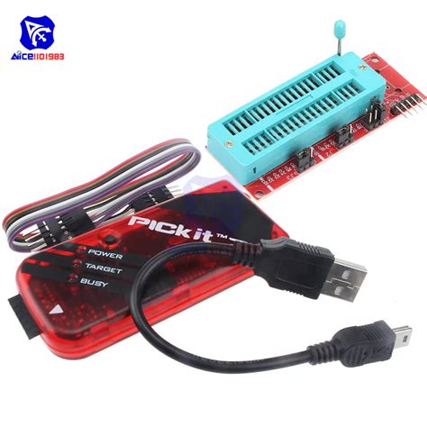 Diymore Pickit2 시뮬레이터 Pickit 2 프로그래머 Emluator Pickit 프로그래밍 어댑터 포함 범용