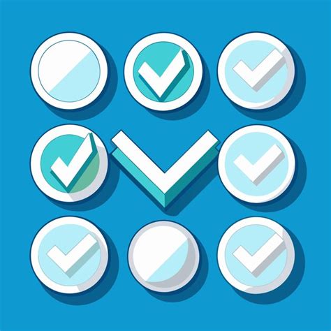 Checkmark Icon Checkmark Vector Set Checked Check Box Sign Approved