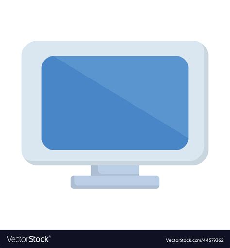computer monitor design royalty free vector image