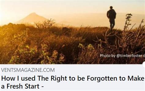 News And Media About The Right To Be Forgotten Right To Erasure And UK