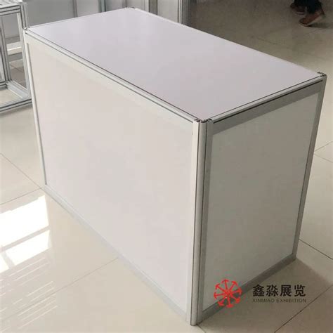 foldable counter for exhibition and event desk for shell scheme booth