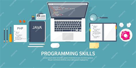 Premium Vector Programming And Coding Flat Computing Background Code