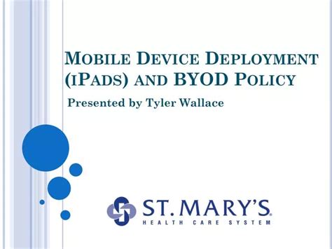PPT Mobile Device Deployment IPads And BYOD Policy PowerPoint Presentation ID 1612016