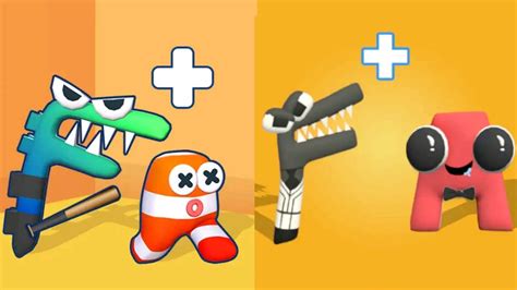 Merge Alphabet Lore Run Vs Merge ABC Lore Letter Run YouTube