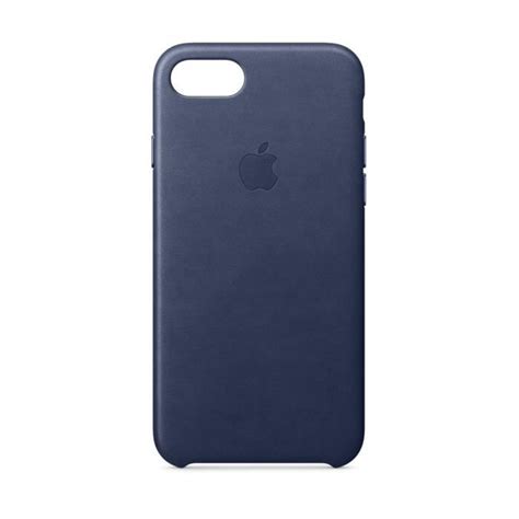 Coque Apple En Cuir Pour Iphone Bleu Nuit Cdiscount T L Phonie