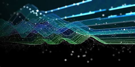 abstract background polygonaly wavy in web grid with blurred lines