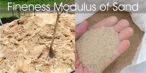 What Is Fineness Modulus Of Sand Civil Lead