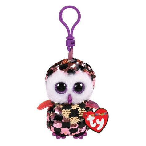 Beanie Boos Flippables Clip Checks Chequered Owl Toy Brands A K Caseys Toys