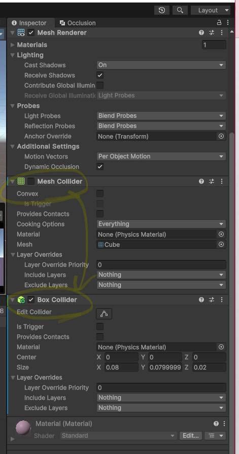 Weird Collision Behavior Runity3d