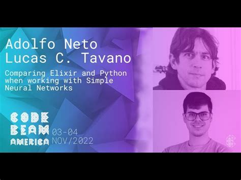 Free Video Comparing Elixir And Python For Simple Neural Networks From Code Sync Class Central