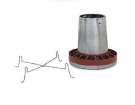 Поставка за хранилка тип бункер 20кг Поцинкована стомана Размери 574 х 547 х 130 H