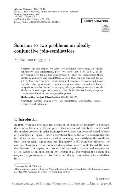 Solution To Two Problems On Ideally Conjunctive Join Semilattices