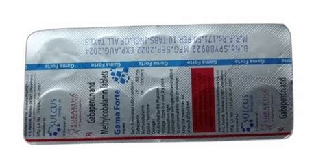 Gabapentin Methylcobalamin Tablet 10 X 10 Tablets At ₹ 171 50 Stripe