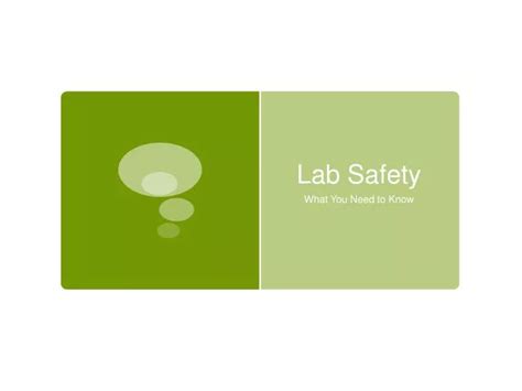 PPT Lab Safety PowerPoint Presentation Free Download ID 1844197