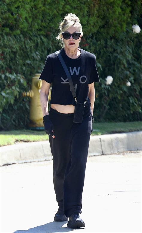Melanie Griffith In A Black Tee Was Spotted Out In Los Angeles 08 25 2024 2 Lacelebs Co