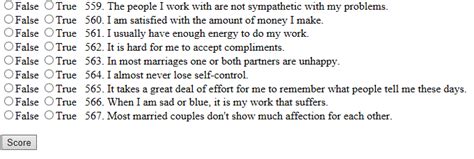 Take The MMPI Personality Test Free Online Long Short Forms Gratis