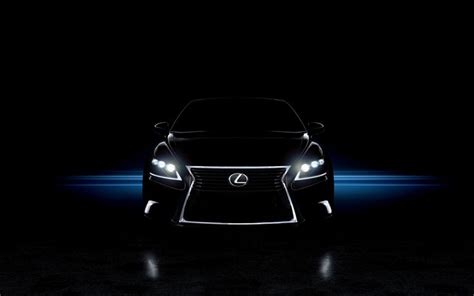 Lexus Dark Headlight Black Hd Wallpaper
