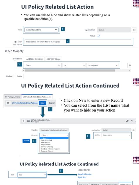 Ui Policy Related List Action Pdf