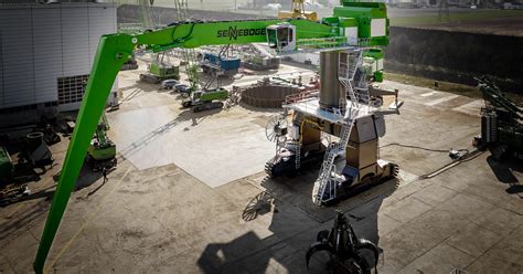 Powerful Material Handler By Sennebogen