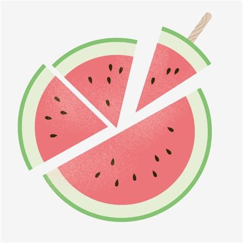 수박 아이스 캔디 여름 일러스트 시원한 과일 수박과 아이스 캔디 수박 Png 일러스트 및 Psd 이미지 무료 다운로드 Pngtree