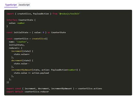 Include The Ability To Toggle Between Javascript And Typescript · Issue