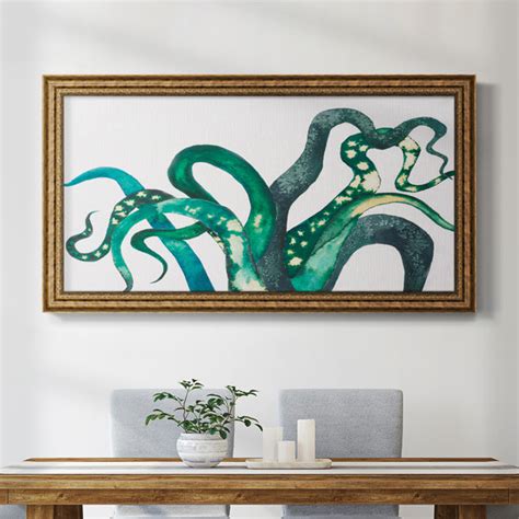 Dovecove Octo Legs Octo Legs Single Picture Frame Print On Canvas Wayfair