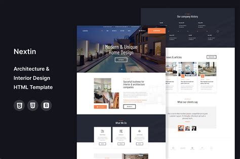 Nextin Architecture And Interior Html Template