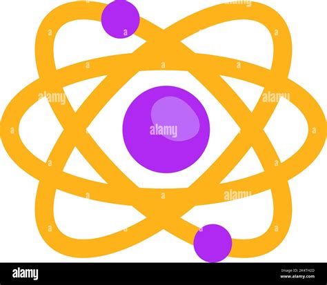 Science Atom Illustration Vector On A White Background Stock Vector