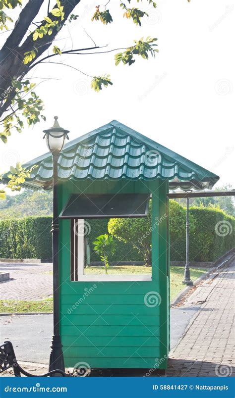 Security Booth Stock Image Image Of Entrance Outdoors 58841427
