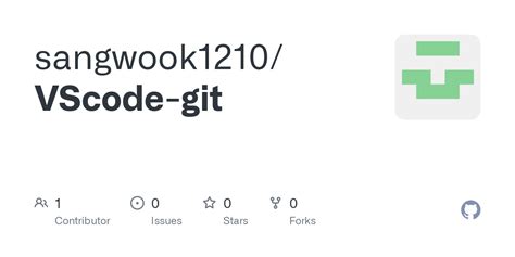 Github Sangwook1210vscode Git