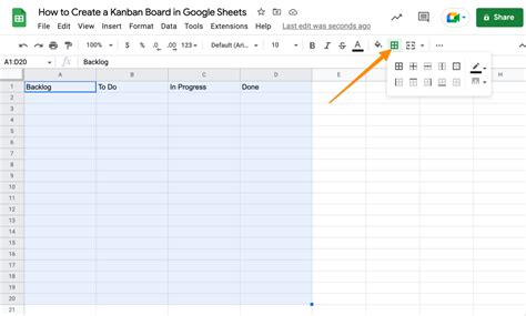 How To Create A Kanban Board In Google Sheets ClickUp