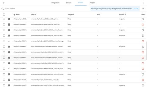 Shelly Integration Assigns Deleted Shelly Entities To Existing Shelly