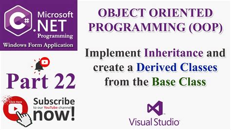 C Part 22 Oop How To Implement Inheritance And Create Derived Classes From The Base Class
