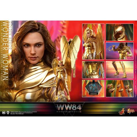 Jual Hot Toys Mms577 Ww84 Golden Armor Wonder Woman 60540 Shopee