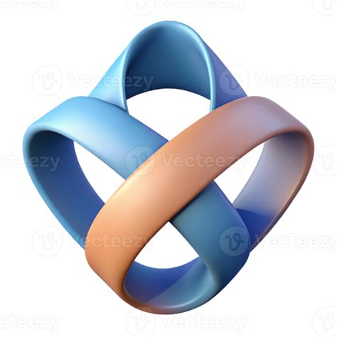 Remarkable Classic Abstract Shape Resembling A Ribbon Clean Lines And Flat Color With Scalable
