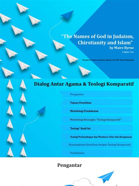 Blue Unique Paper Plane Powerpoint Templates Pdf