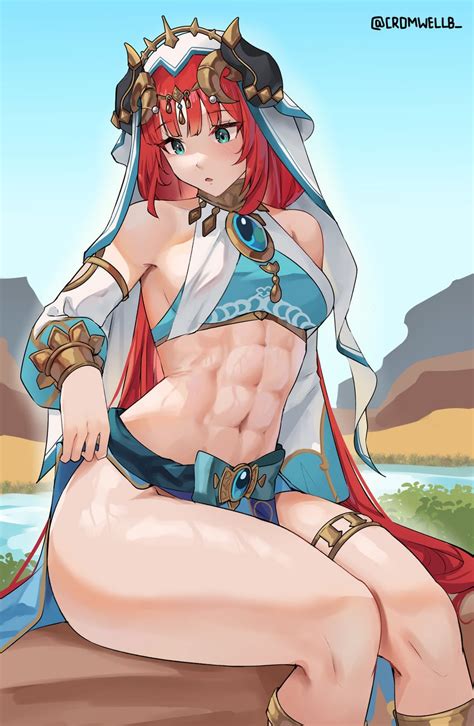 Nilou Genshin Impact Drawn By Cromwellb Danbooru