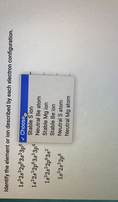 Solved Identify The Element Or Ion Described By Each Chegg Com
