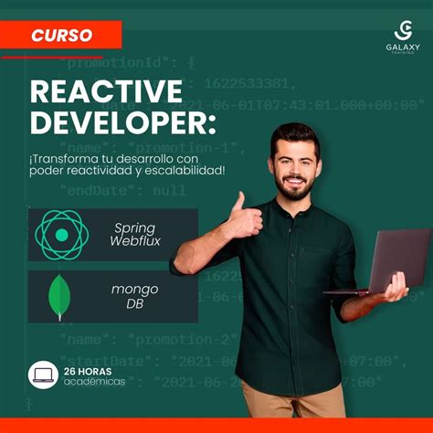 ¡sumérgete En El Mundo De La Programación Reactiva Con Nuestro Curso Reactive Developer Spring