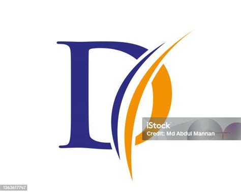 벡터 형식으로 초기 D 문자 알파벳 로고 디자인 편지 D 로고 일러스트레이션 개념에 대한 스톡 벡터 아트 및 기타 이미지
