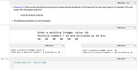 Solved Slide Type Slide • Exercise 2 Write A While Loop