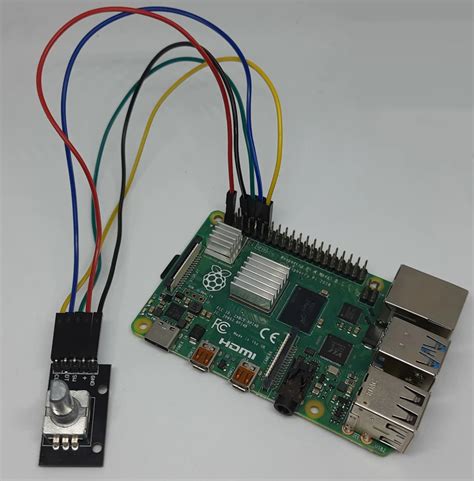 Incremental Rotary Encoder With Raspberry Pi Computer Connect And Use
