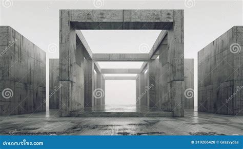 Brutalist Geometric Shapes Symbols Simple Primitive Elements And