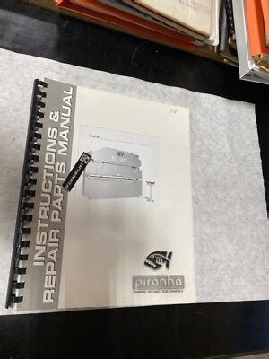 Piranha 65 Ton Press Brake Instruction And Repair Parts Manual Ebay