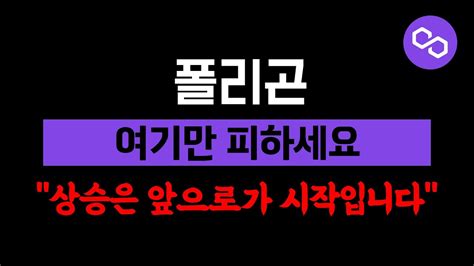 폴리곤 여기만 피하세요 어차피 상승합니다 폴리곤 분석 및 전망 Youtube