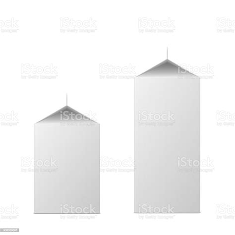 흰색 바탕에 우유 또는 주스 상자를 3d 모의 벡터 0명에 대한 스톡 벡터 아트 및 기타 이미지 0명 3차원 형태 공란 Istock