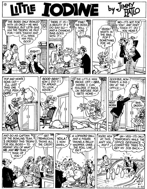 Little Iodine Sundays Comic Strip 1950 04 30 Comics Kingdom