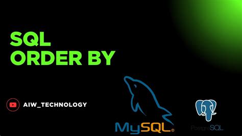 Sql Order By Explained Sort Data Like A Pro With Real Examples Youtube
