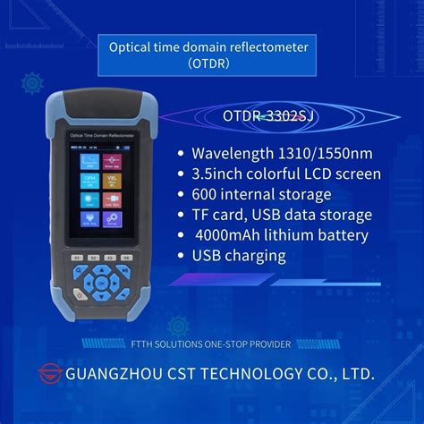 3302ssj Mini Pro Otdr Optical Time Domain Reflectmeter 1310 1550nm Mini Otdr And Otdr Tester